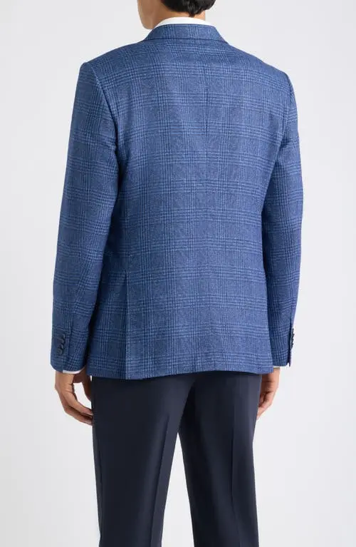 John Varvatos Bleecker Two-button Wool Blend Plaid Suit