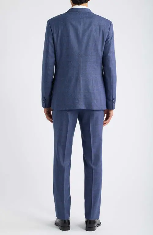 John Varvatos Bleecker Windowpane Stretch Wool Suit