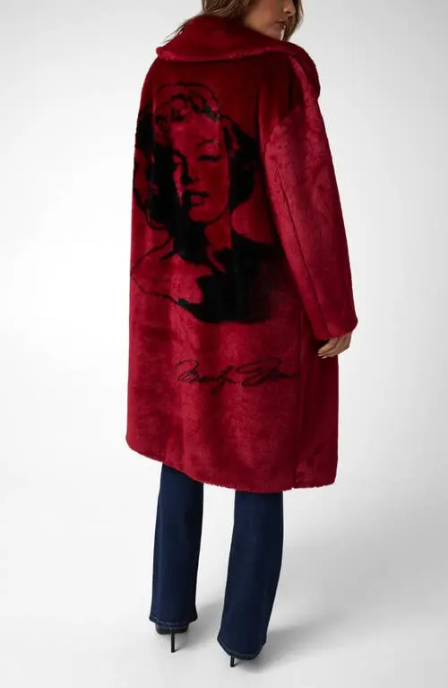 Guess Marilyn Faux Fur Coat