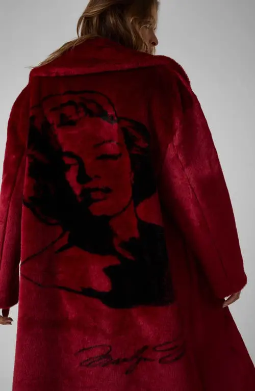 Guess Marilyn Faux Fur Coat
