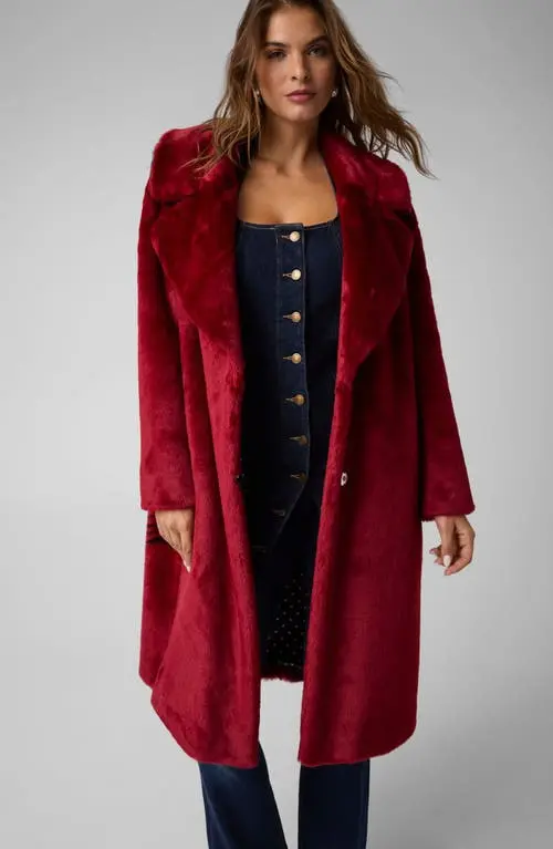 Guess Marilyn Faux Fur Coat