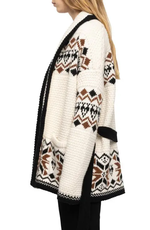 Zadig&Voltaire Erra Tie Waist Wool & Cashmere Cardigan