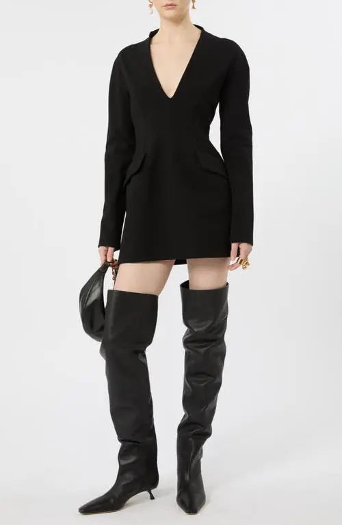 Sportmax Plunging V-neck Minidress