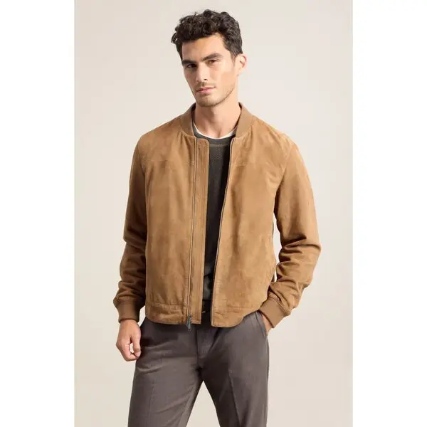 Nordstrom Suede Bomber Jacket