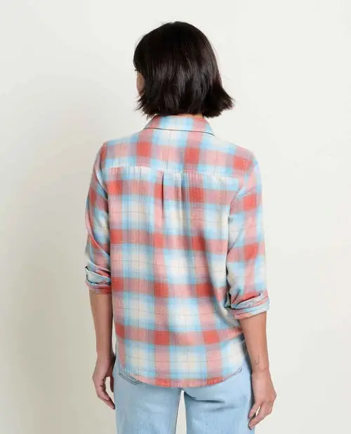 TOAD & CO Re-form Long Sleeve Shirt - Almond Pattern