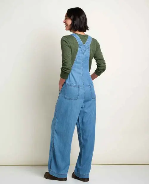 TOAD & CO Piñon Soft Denim Wide Leg Overall