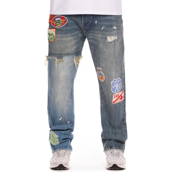 BILLIONAIRE BOYS CLUB Bb Retrograde Rip & Repair Jeans