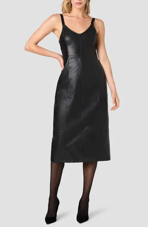 French Connection Dessa Faux Leather Strappy Dress