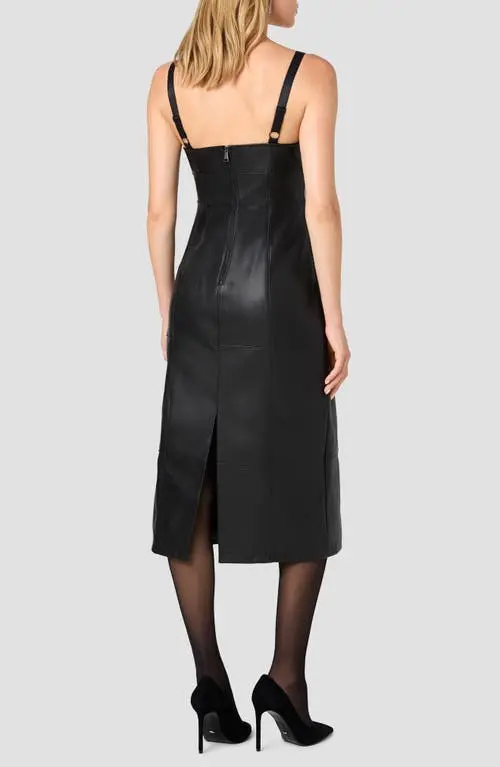 French Connection Dessa Faux Leather Strappy Dress