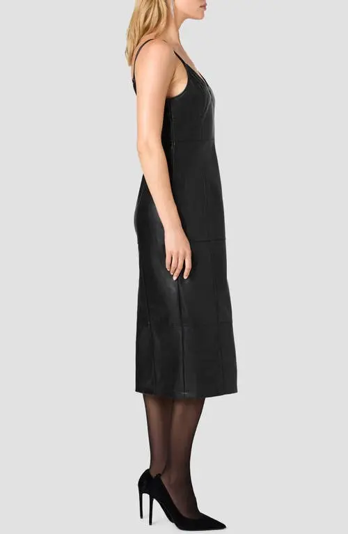 French Connection Dessa Faux Leather Strappy Dress