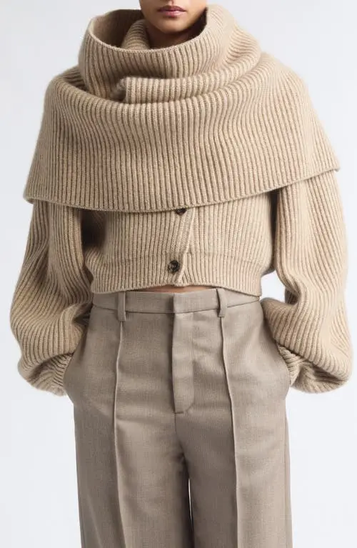 RÙADH Lossie Cashmere Scarf - Oatmeal