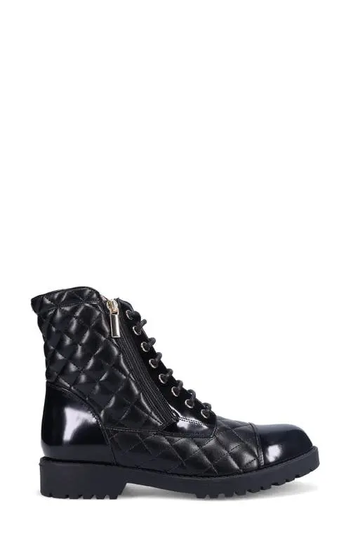 Ron White Tiffin Waterproof Quilted Leather Combat Boot
