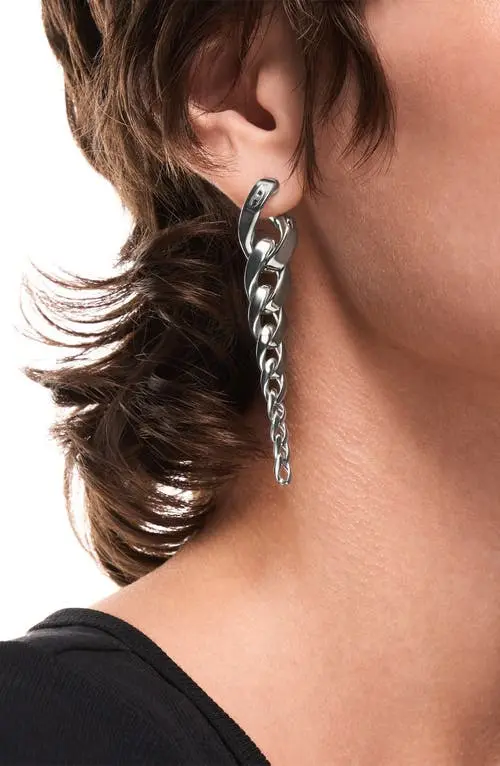 DIESEL® Curb Chain Drop Earrings