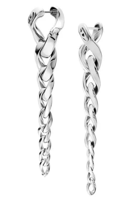 DIESEL® Curb Chain Drop Earrings
