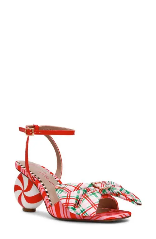 Betsey Johnson Rudolph Orb Heel Sandal