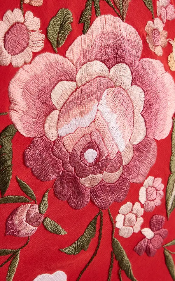 CONNER IVES Piano Shawl Silk Gown