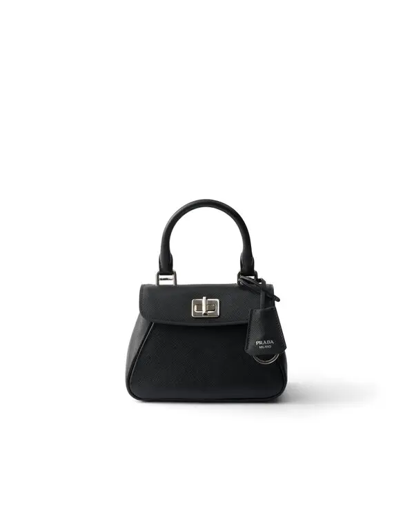 Prada Avoir Mini Handbag In Saffiano Leather