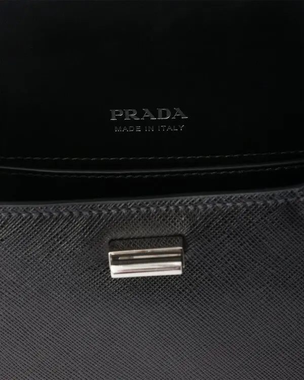 Prada Avoir Mini Handbag In Saffiano Leather