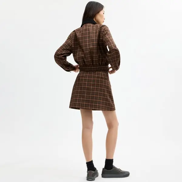 COACH Plaid Miniskirt