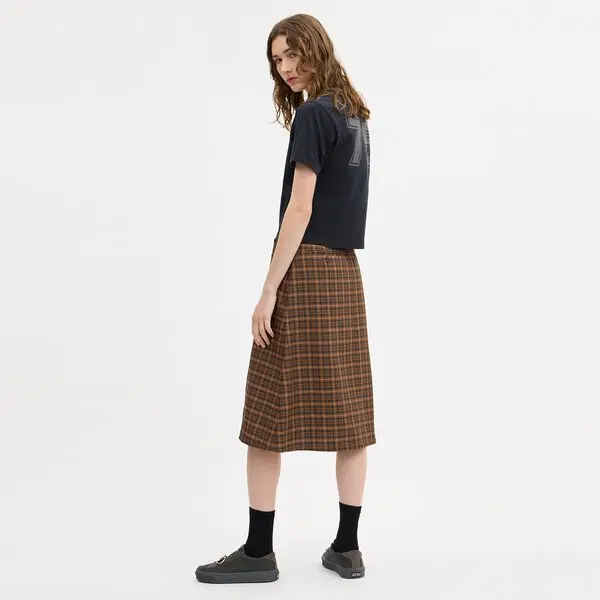 COACH Yarn Dye A-line Skirt