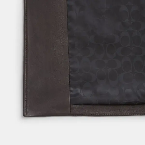 COACH Leather Trench
