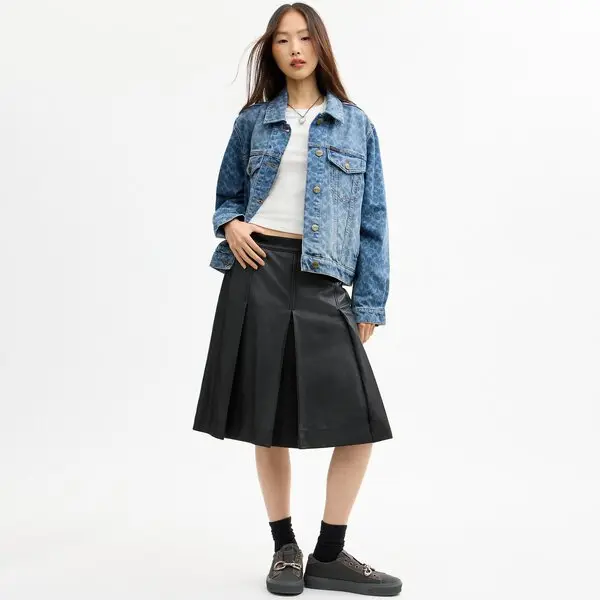 COACH Signature Denim Trucker Jacket