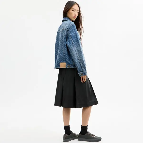 COACH Signature Denim Trucker Jacket