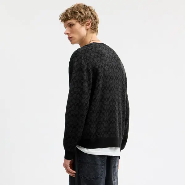 COACH Signature Crewneck Sweater