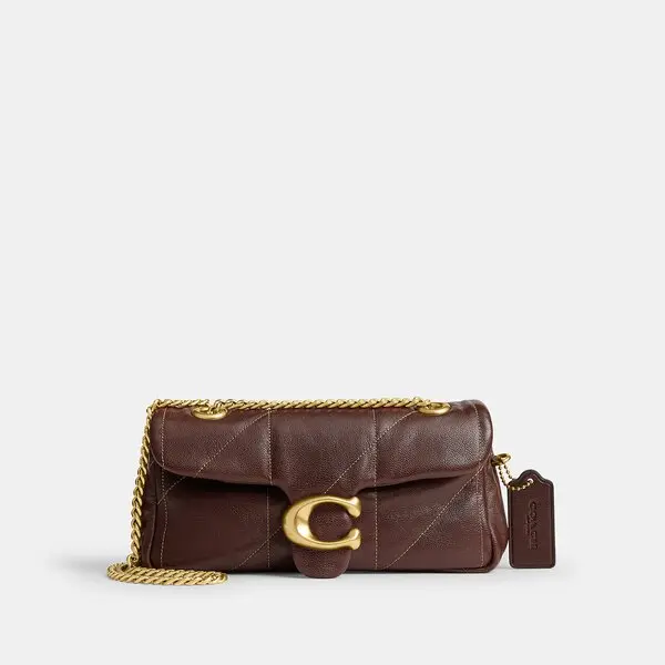 COACH Tabby Shoulder Bag 20 With Quilting - Brass/maple