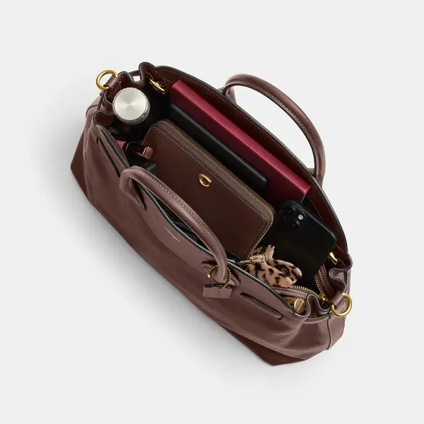 COACH Soft Empire Carryall Bag 40 - Brass/maple