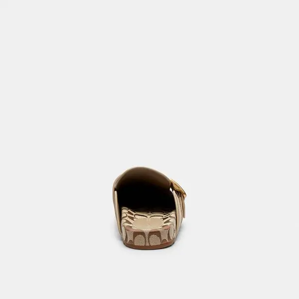 COACH Archival Buckle Clog With Signature Jacquard