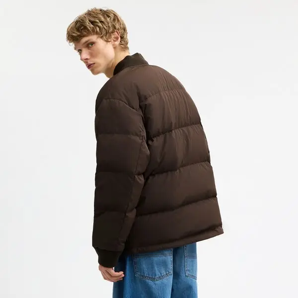 COACH Mid Length Puffer Jacket With Rib