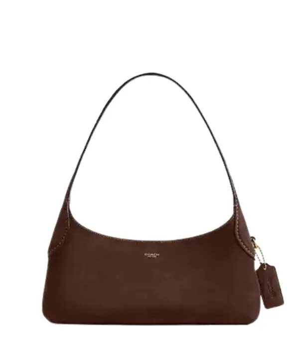 COACH Brooklyn Shoulder Bag 26 - Brass/dark Chocolate