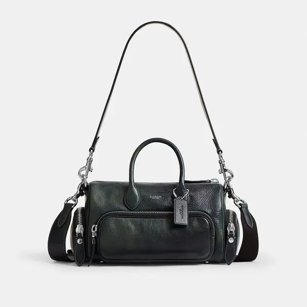 COACH Compass Bag 25 With Pockets - Navy/green