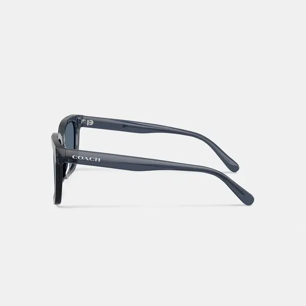 COACH Square Sunglasses - Transparent Blue