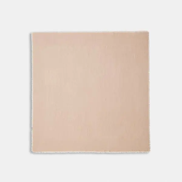 COACH Signature Overd Square Scarf - Taupe