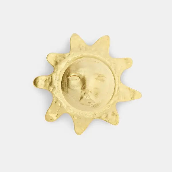 COACH Sun Brooch - Gold