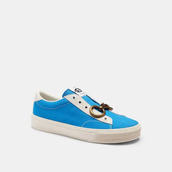 COACH Skate Sneaker With Hardware - Bright Blue/chalk