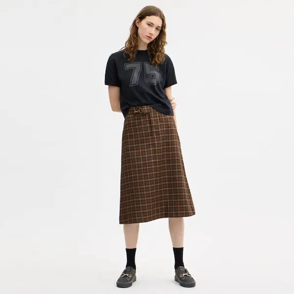 COACH Tonal Varsity T-shirt In Organic Cotton