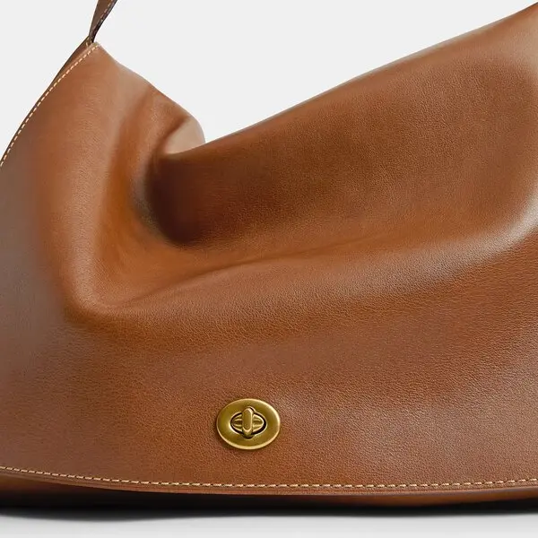 COACH Turnlock Messenger Bag - Driftwood