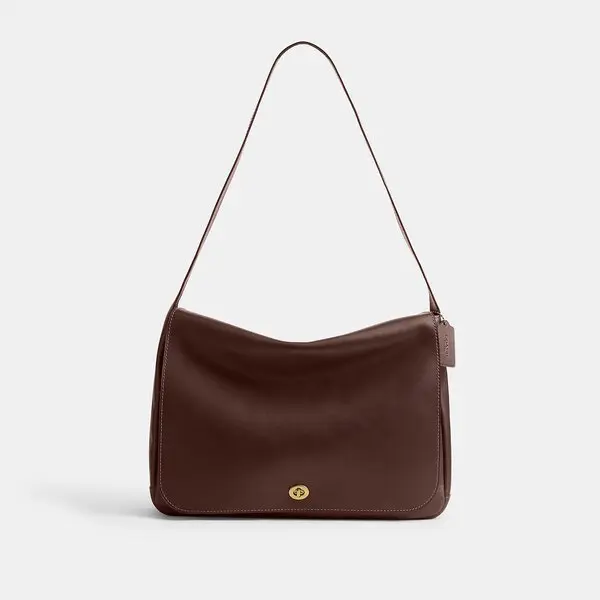 COACH Turnlock Messenger Bag - Maple