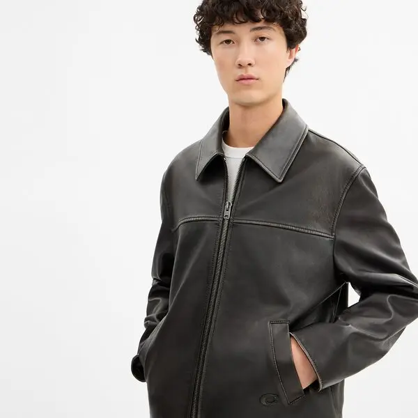 COACH OUTLET Loved Leather Jacket