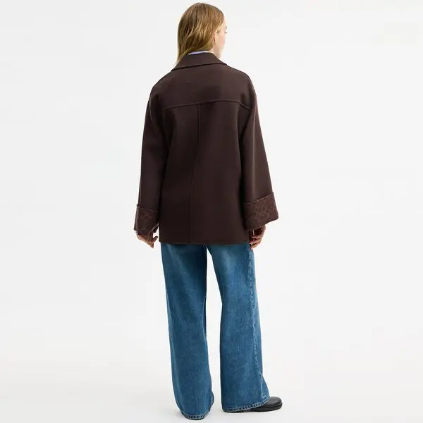 COACH OUTLET Signature Swing Coat - Cafe