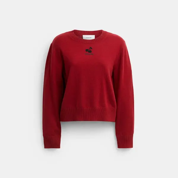 COACH OUTLET Mini Intarsia Crewneck Sweater