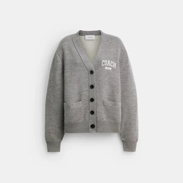 COACH OUTLET Double Faced Button Down Cardigan
