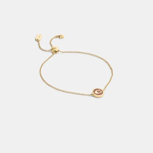 COACH OUTLET Signature Enamel Coin Slider Bracelet