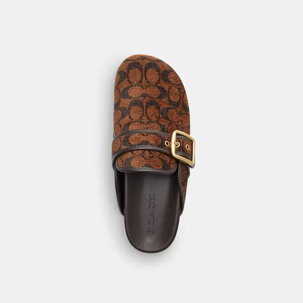 COACH OUTLET Archival Buckle Clog In Signature Chenille
