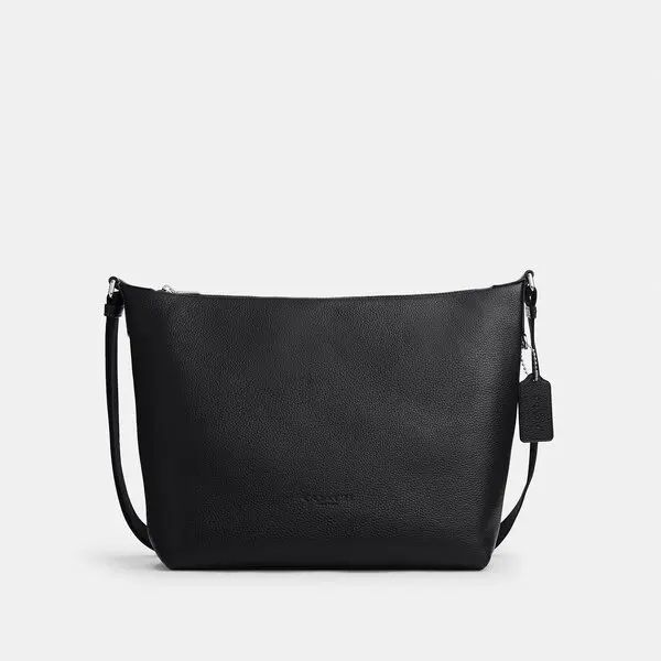 COACH OUTLET Finn Hobo Bag 32 - Silver/black