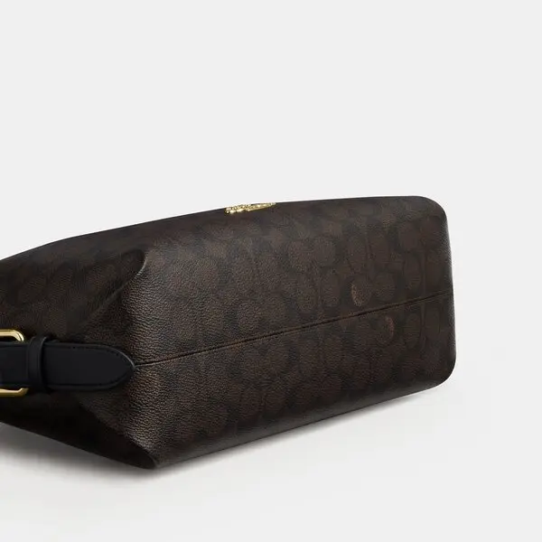 COACH OUTLET Laurel Shoulder Bag With Buckles In Signature Canvas
