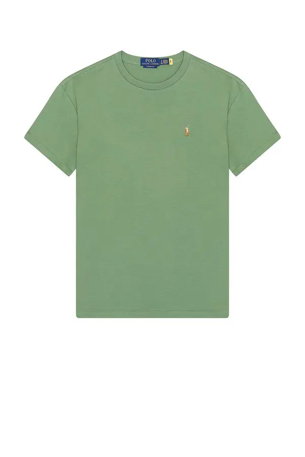 Polo Ralph Lauren Soft Touch Short Sleeve T-shirt In Green - Fatigue